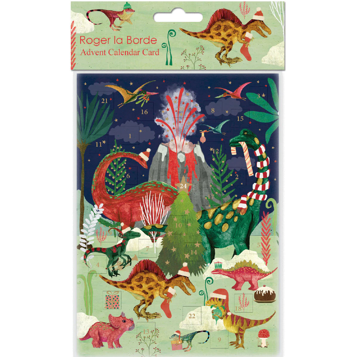 Dinosaurs Advent Calendar Card – Wrapped!