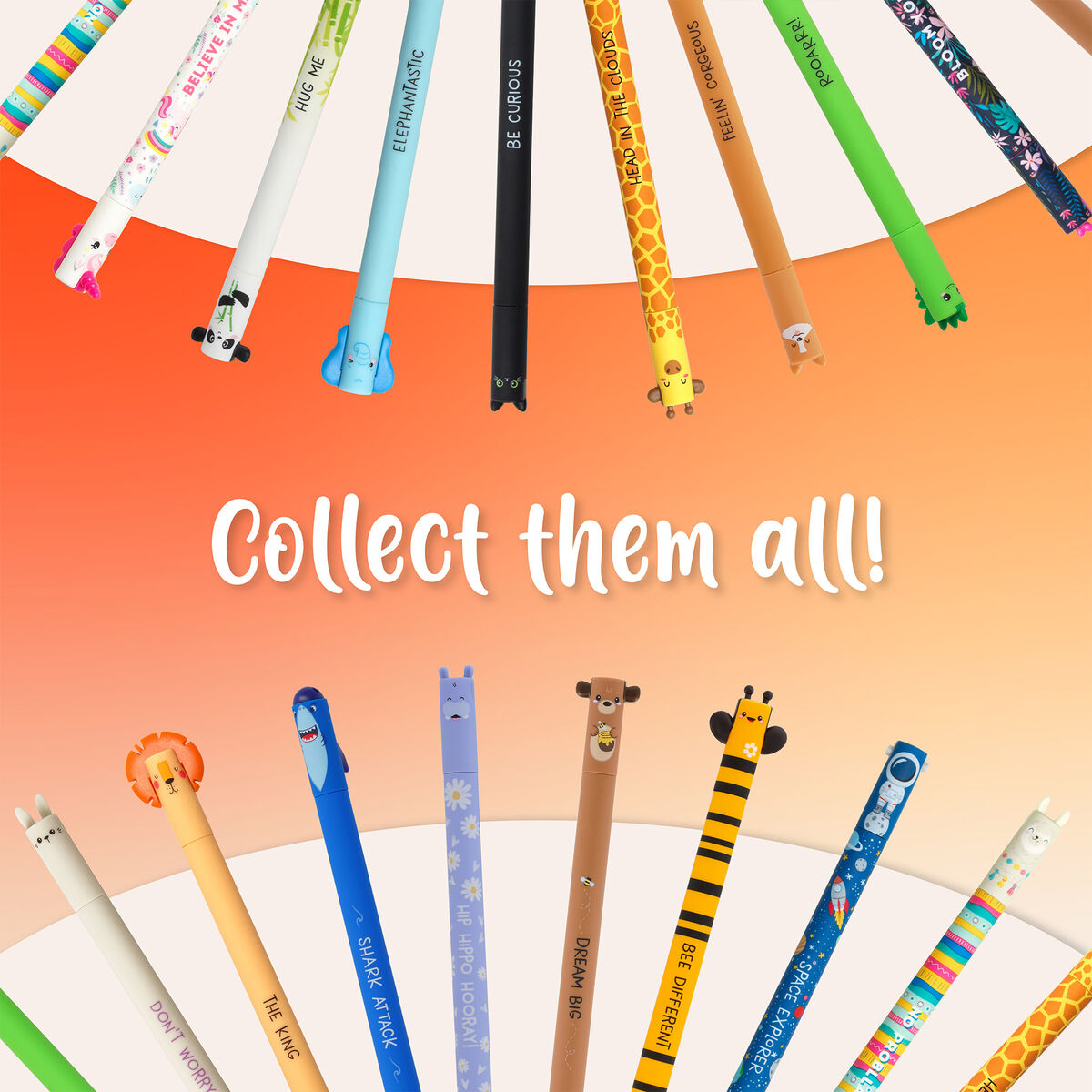 Legami Erasable Pen - Llama – Blue Ink – Wrapped!