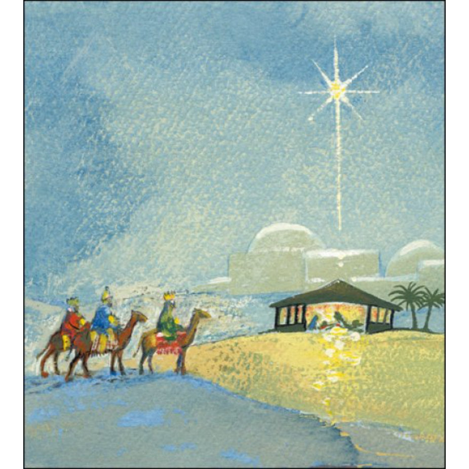 Three Wise Men Christmas Card 5 Pack – Wrapped!