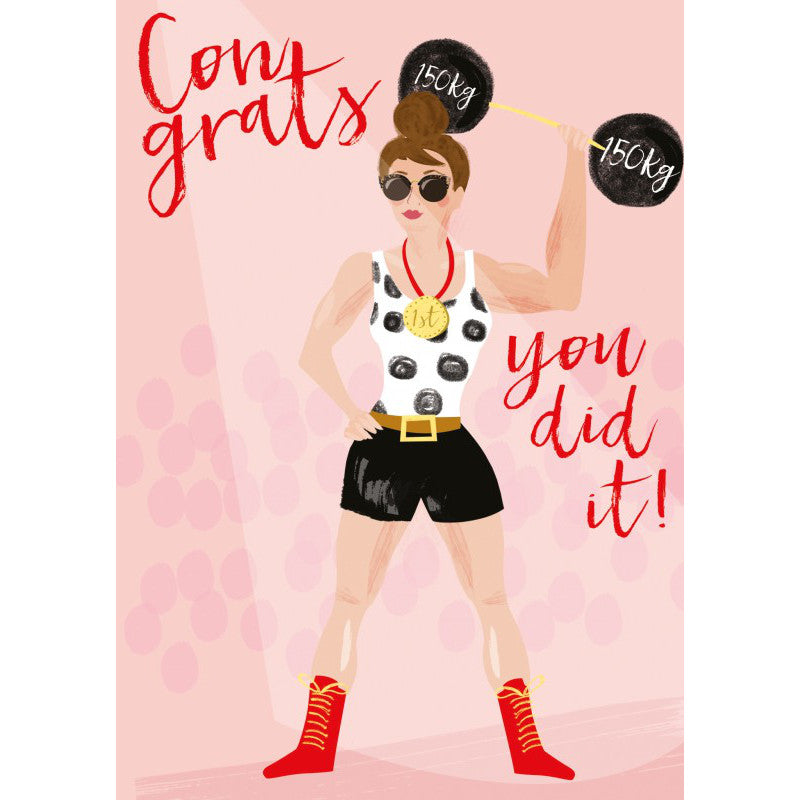 Congratulations Weightlifter – Wrapped!