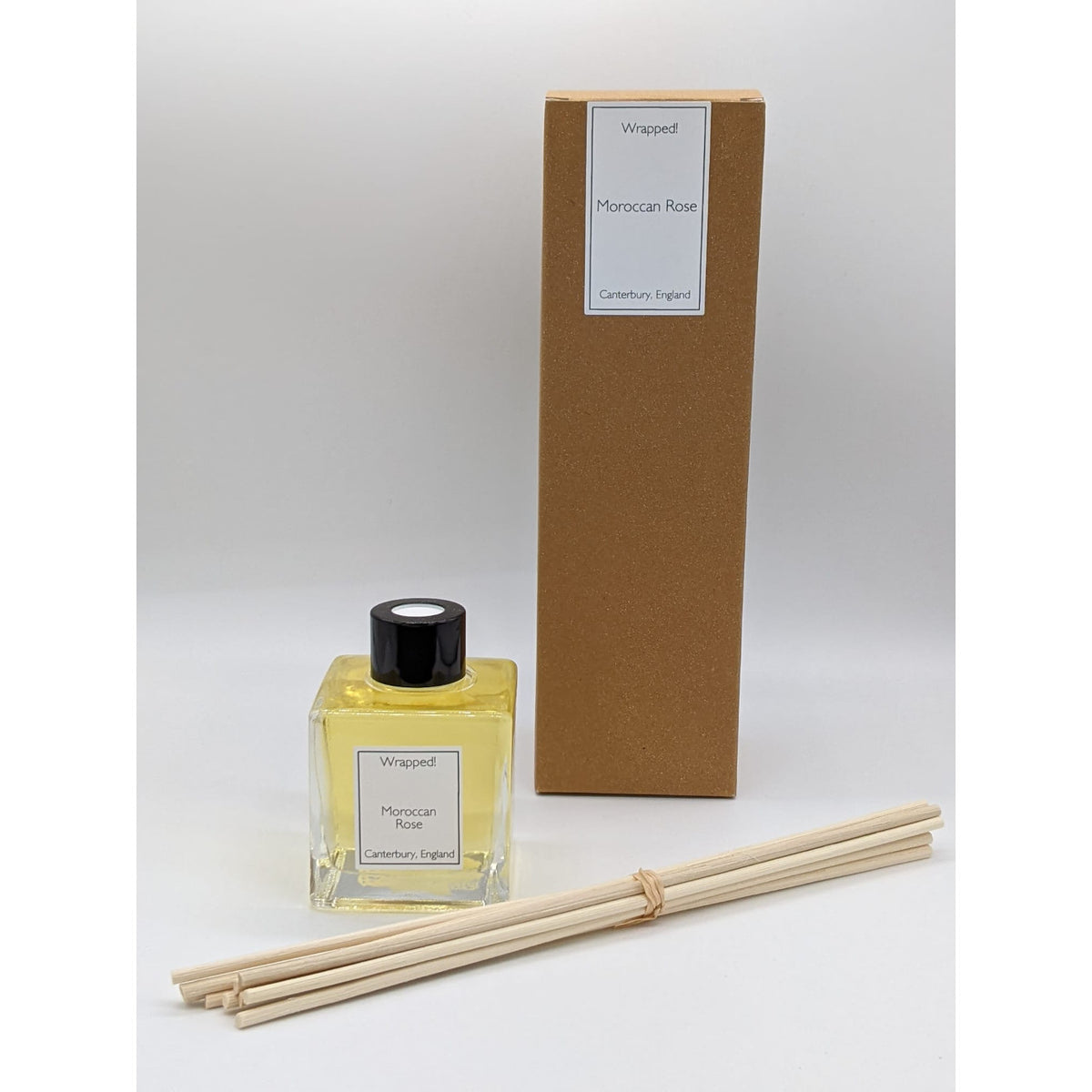 Moroccan Rose Natural Rattan Reed Diffuser – Wrapped!